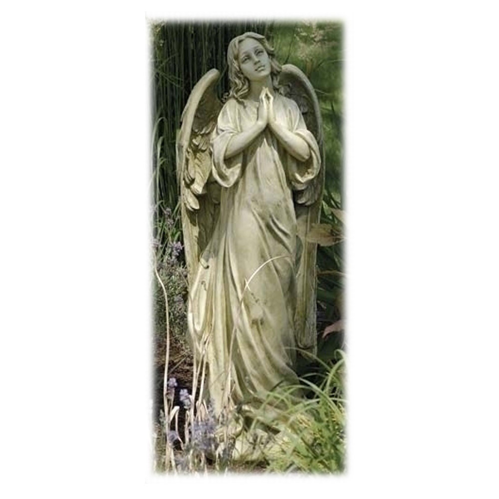 Praying Angel, 36 Inch Statue, Stone Finish | St. Patricks Guild