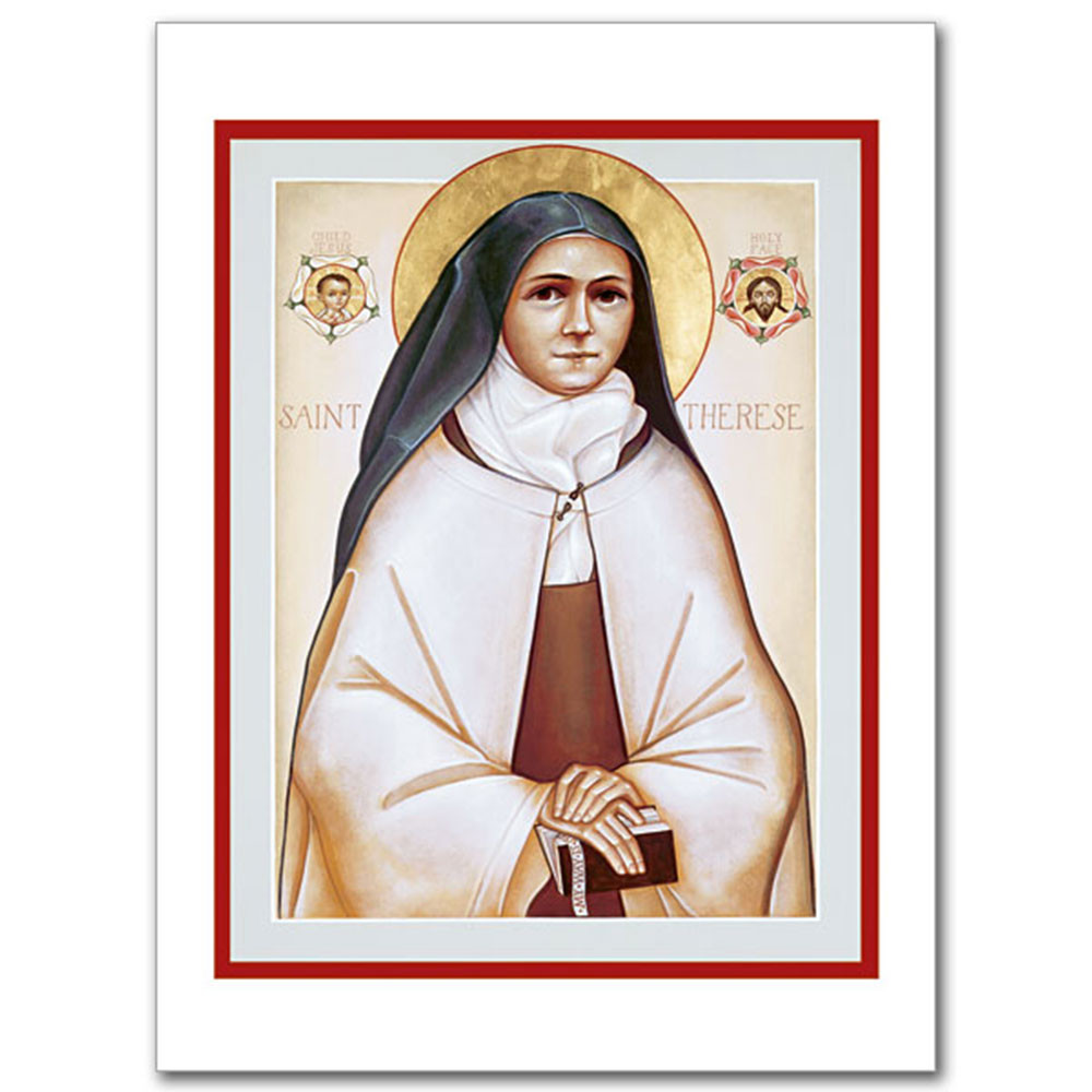 St. Therese of Lisieux Icon Card | St. Patricks Guild