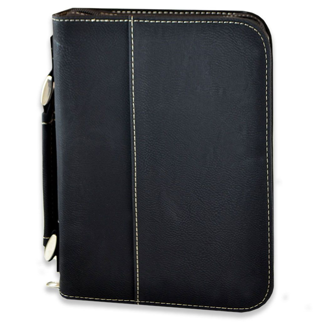 Small Leather Bible Cover with Optional Personalization | St. Patrick's ...