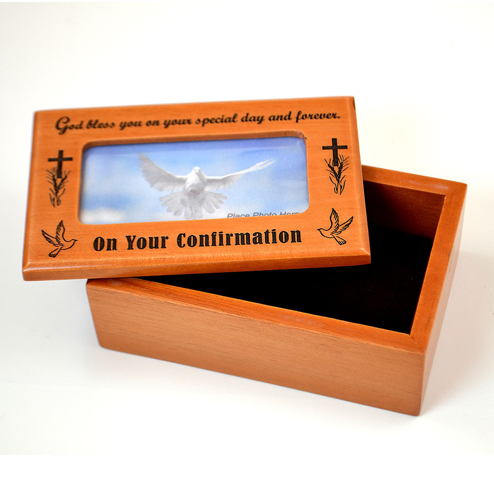 Confirmation Keepsake Box Photo Cutout | St. Patrick's Guild