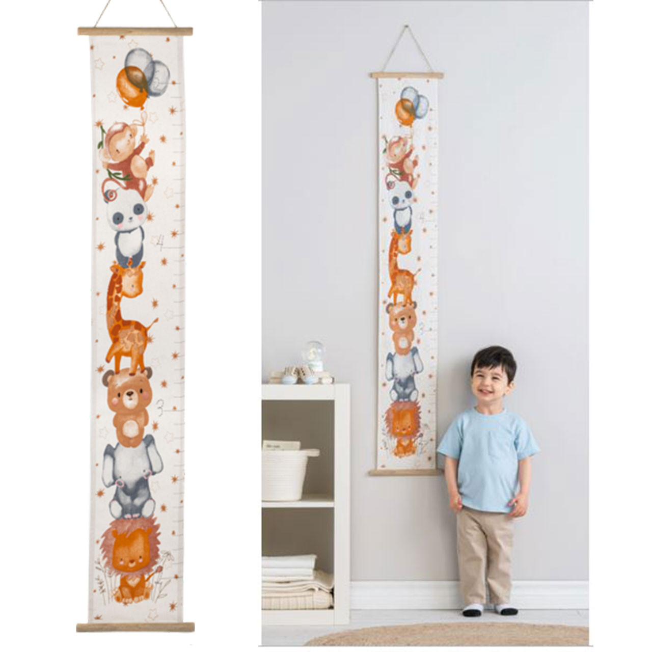 Fabric Kid's Growth Chart | St. Patrick's Guild