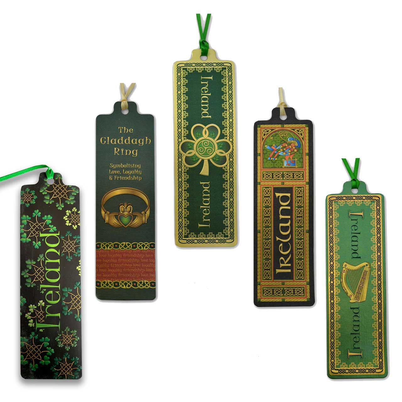 Celtic Irish Bookmarks in 5 Styles | St. Patrick's Guild