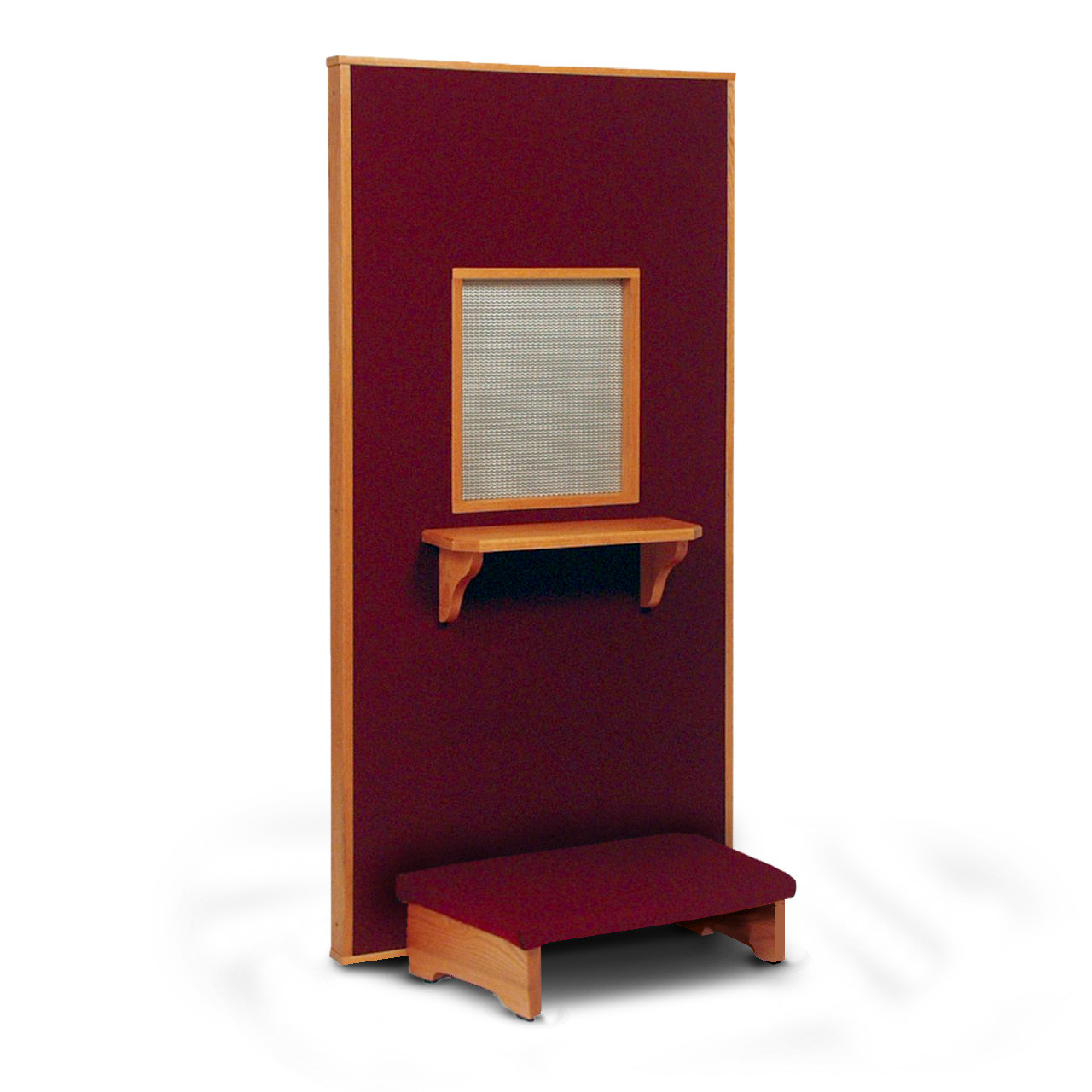 177 Confessional Kneeler with Screen Panel | St. Patrick's Guild