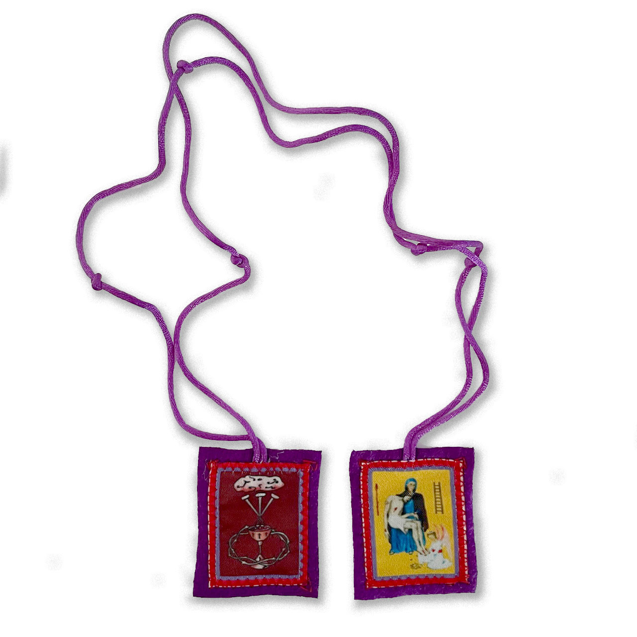 Small Purple Scapular for Protection | St. Patrick's Guild