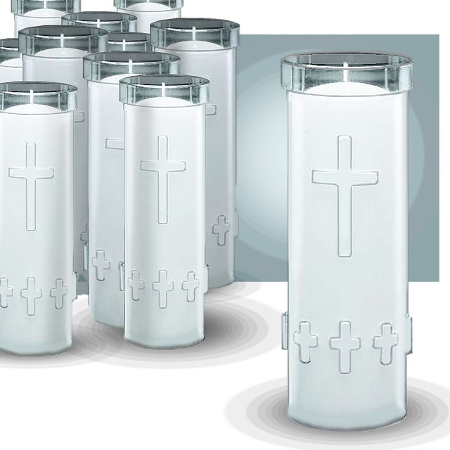 7 Day Cemetery and Memorial Candles - Case of 24 | St. Patrick's Guild