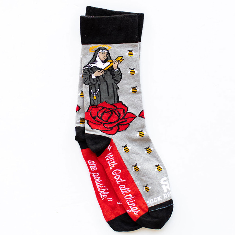 Saint Rita Socks Pair | St. Patrick's Guild