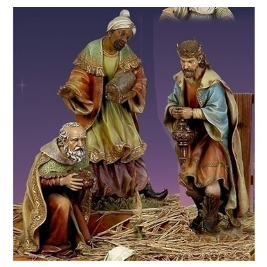 Indoor or Outdoor Three Kings Figures 27 Inches | St. Patrick's Guild