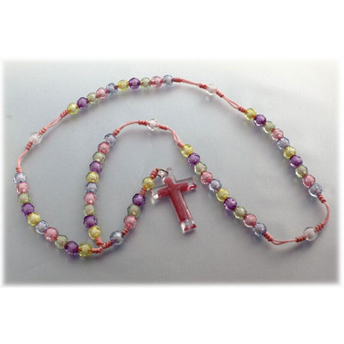 Multi-color Inexpensive Rosary | St. Patrick's Guild