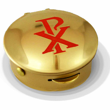 Red Chi Rho Pyx Small | St. Patrick's Guild