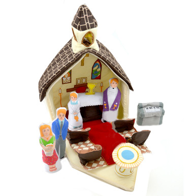 Let's Go To Church Plush Fabric Child Playset | St. Patrick's Guild