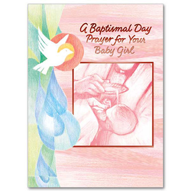 Baby Girl Baptism Card | St. Patrick's Guild