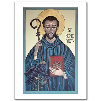 St. Benedict Icon Card | St. Patrick's Guild