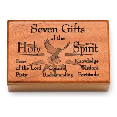 7 Gifts of the Spirit Wooden Box | St. Patrick's Guild
