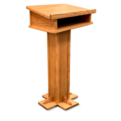 Oak Laminate Lectern | St. Patrick's Guild