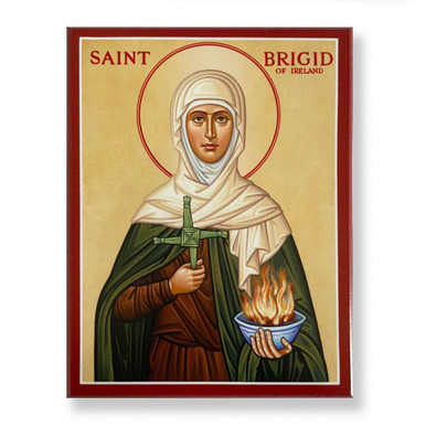 6" Saint Brigid Icon | St. Patrick's Guild