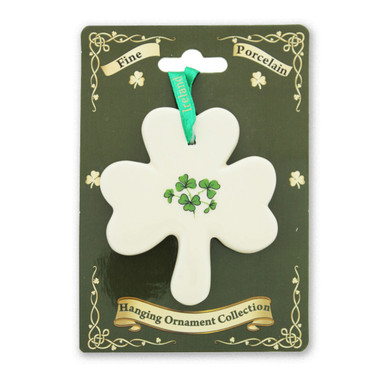 Ceramic Shamrock Ornament | St. Patrick's Guild