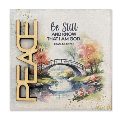 Peace Be Still Magnet and Plaque | St. Patrick's Guild
