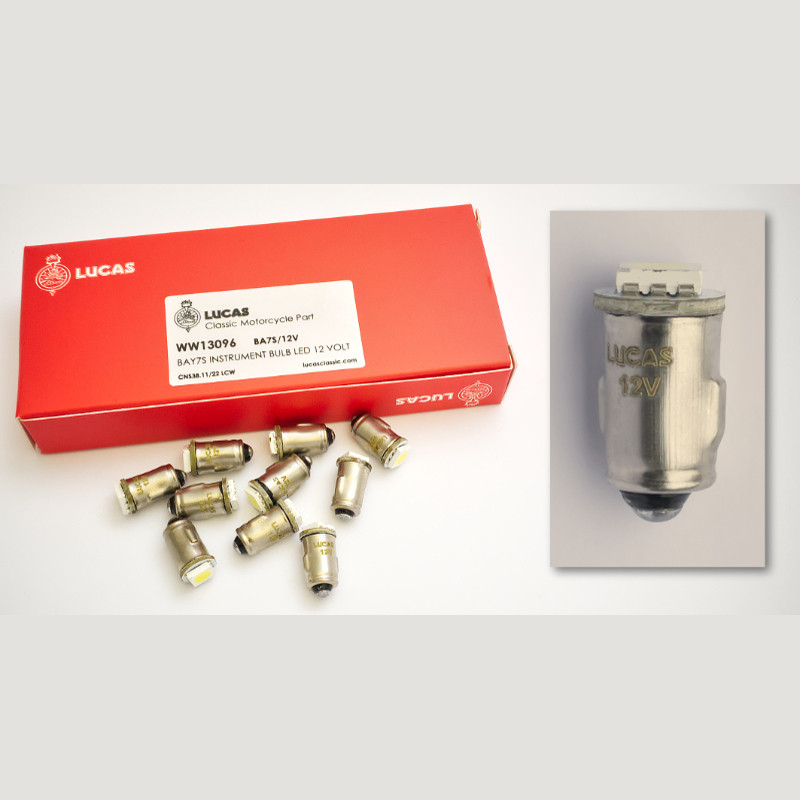 Lucas LED BA7S 12V Instrument/Warning Light Bulb - Classic Fasteners
