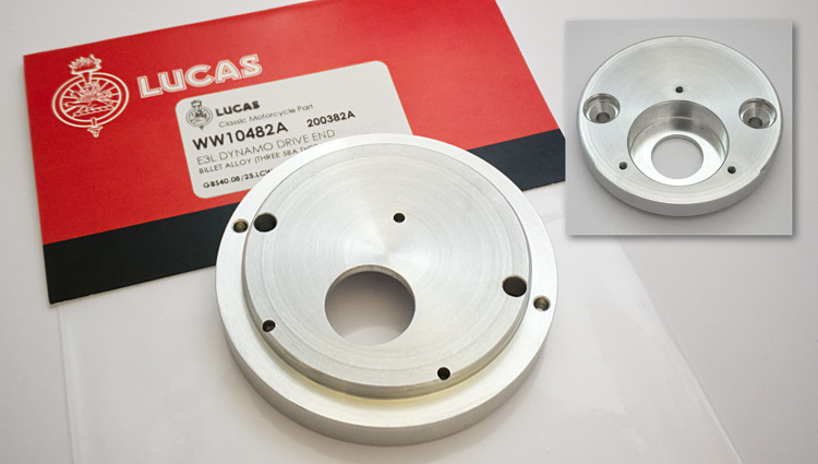 Lucas E3L Dynamo Drive End Plate (200382A) - Classic Fasteners
