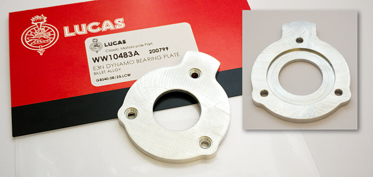 Lucas E3N Dynamo Bearing Retention Plate (200799) - Classic Fasteners
