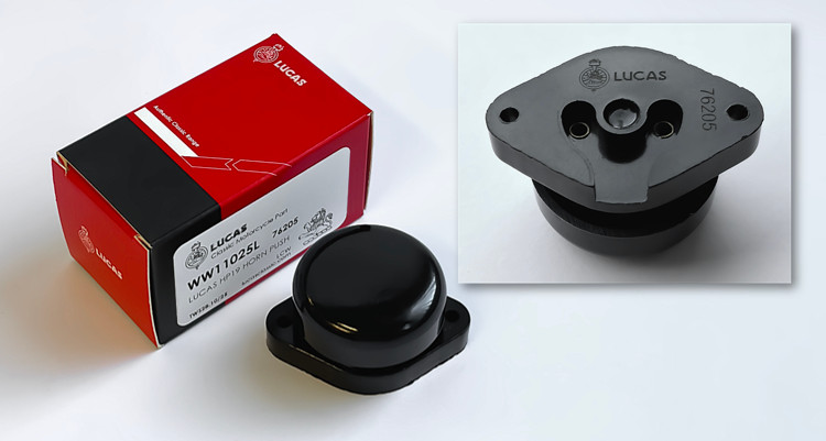 Genuine Lucas Classic HP19 horn push (76205) - Classic Fasteners