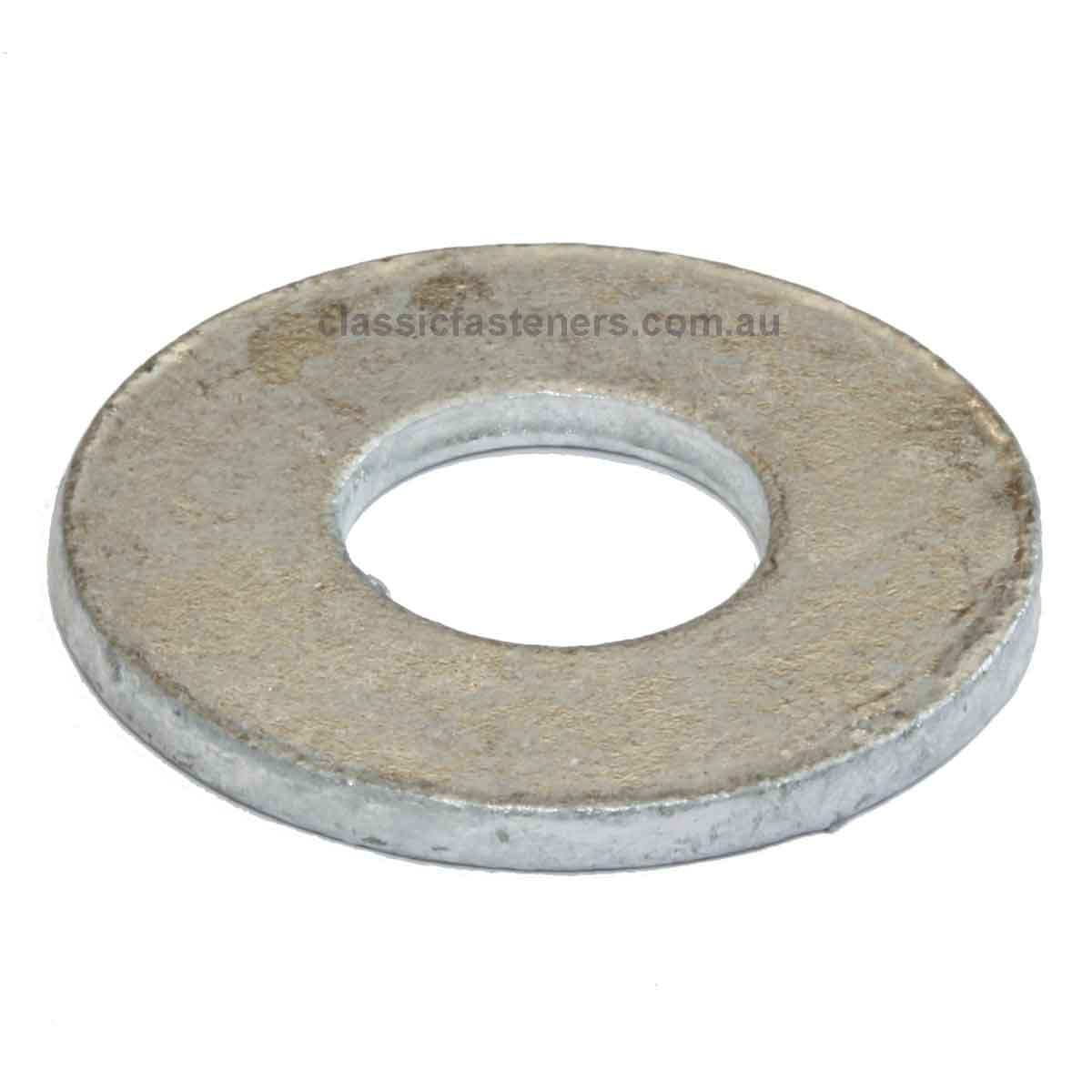 M16 Hot Dip Galvanised Flat Washer - Mild Steel - Classic Fasteners