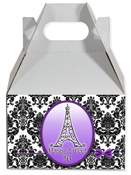 Paris in Purple Gable Box