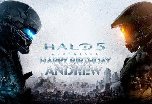 Halo 5 Personalized Poster