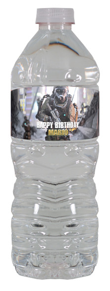 Call of Duty Advanced Warfare personalized water bottle labels ...