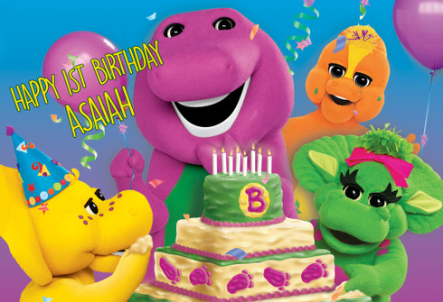 Barney Personalized Poster