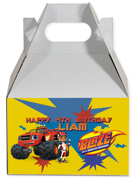 Blaze and the Monster Machines Personalized Gable Box