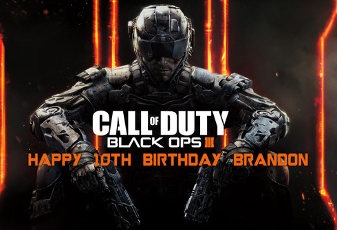 Call of Duty Black Ops 3 Personalized Poster