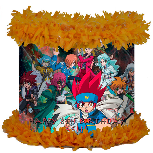 BeyBlade Personalized Pinata | worldofpinatas.com