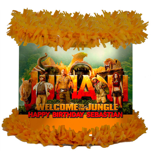Jumanji Personalized Pinata | worldofpinatas.com