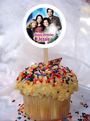 iCarly Personalized Cupcake Toppers