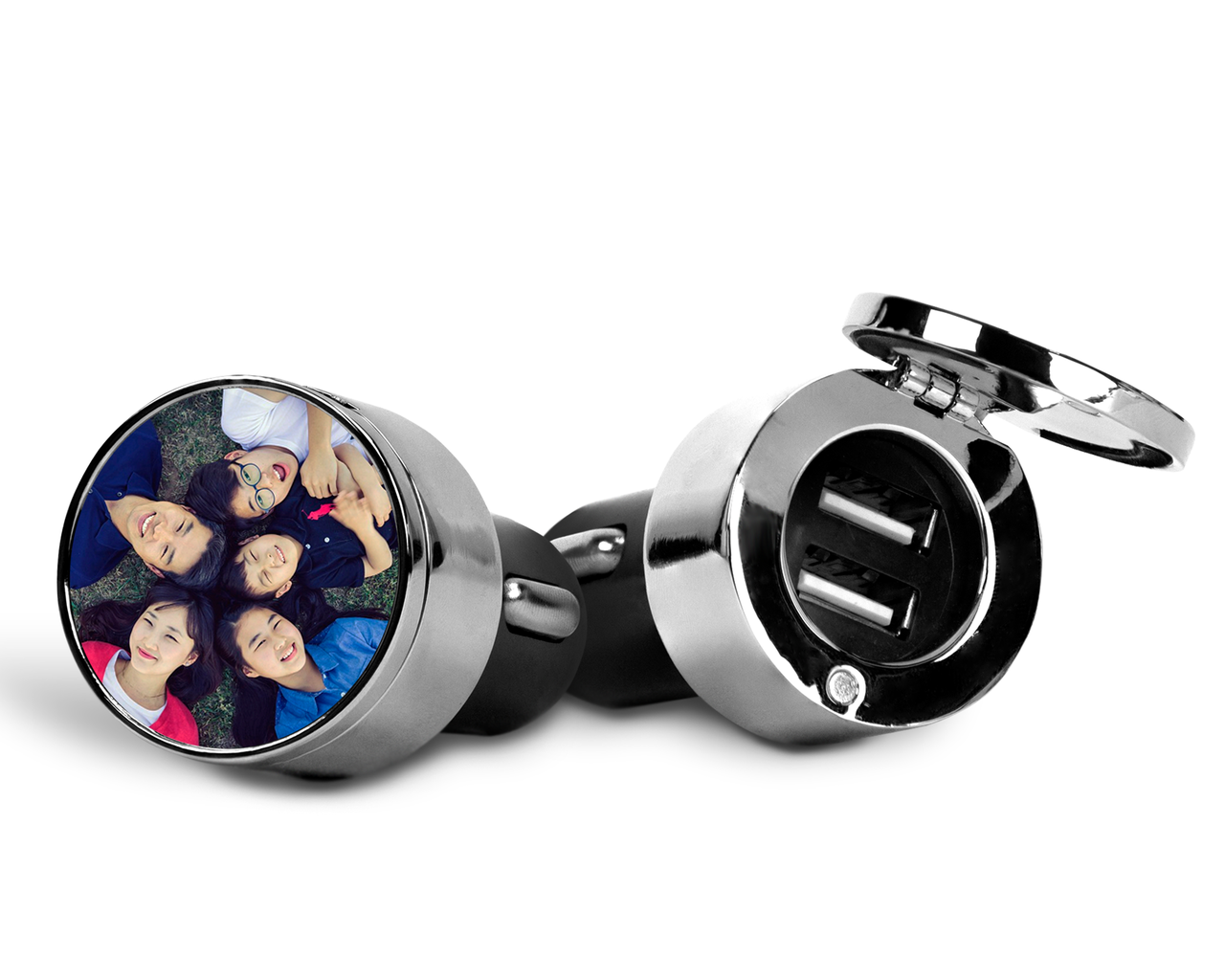 Custom Photo Gift Personalized Car Charger
