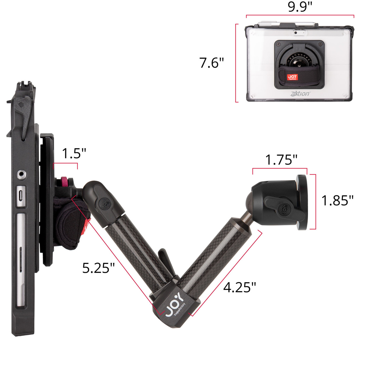 MagConnect Edge MP Wall | Counter Mount for Surface Go 4 | Go 3 | Go 2 | Go