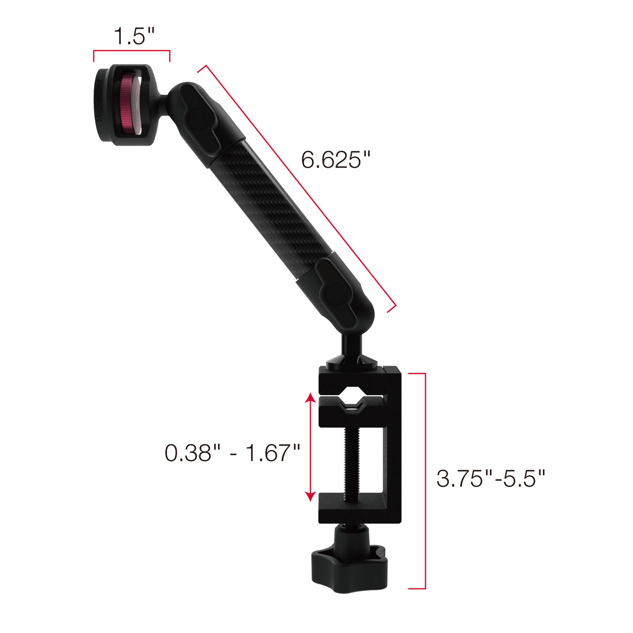 MagConnect C-Clamp Single Arm Mount Only