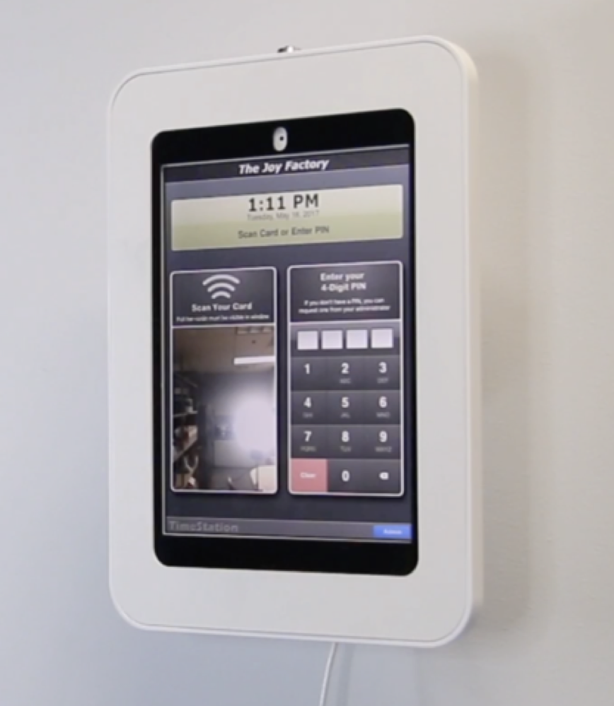 How to setup an iPad tablet time clock with the Elevate II Wall Mount ...