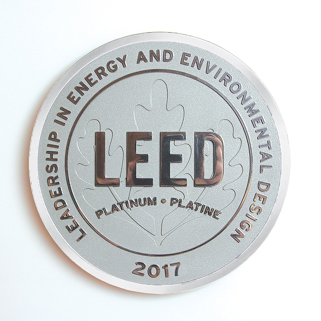 Premium LEED Plaque