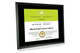 Black Glass Certificate Frame for LEED Certification