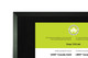 Black Glass Certificate Frame for LEED Certification