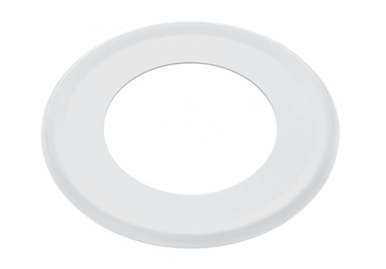 Cover Plate 50Mm (Pvc) White Metal