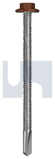 S500 Tiger Self Drilling Screw Flanged Hex Head #12-24 X85 Terrain - Cl4