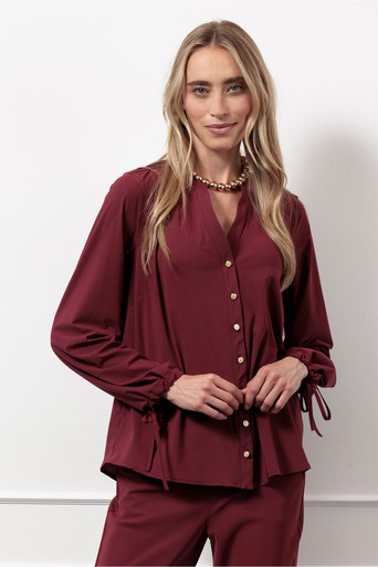 Jennifer blouse - bordeaux | Studio Anneloes | Officiële Webshop | Shop ...