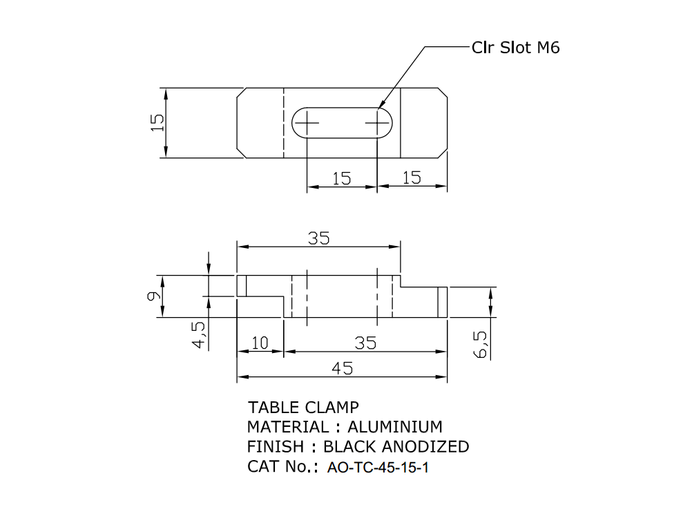 Table Clamp with Two Steps