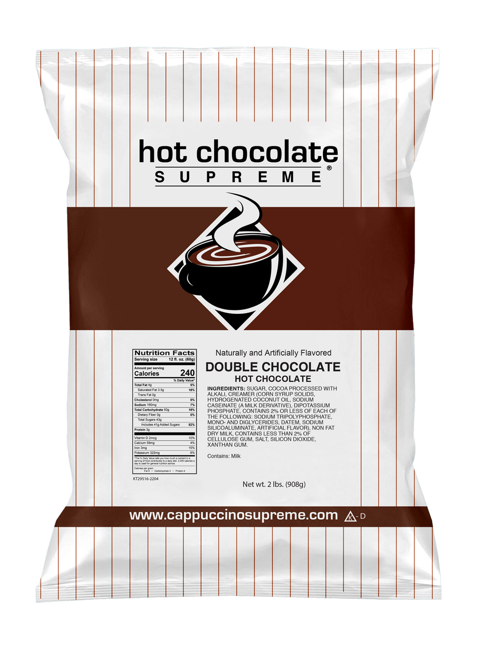 Double Chocolate Hot Chocolate Mix 2 Lb. Bag