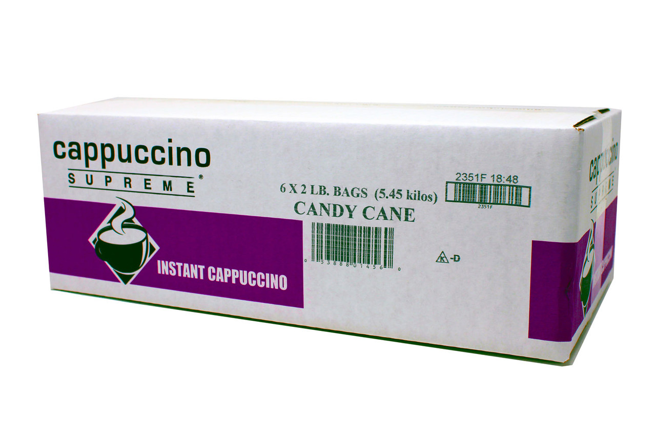 Candy Cane Instant Cappuccino Mix 6x2 Lb Case