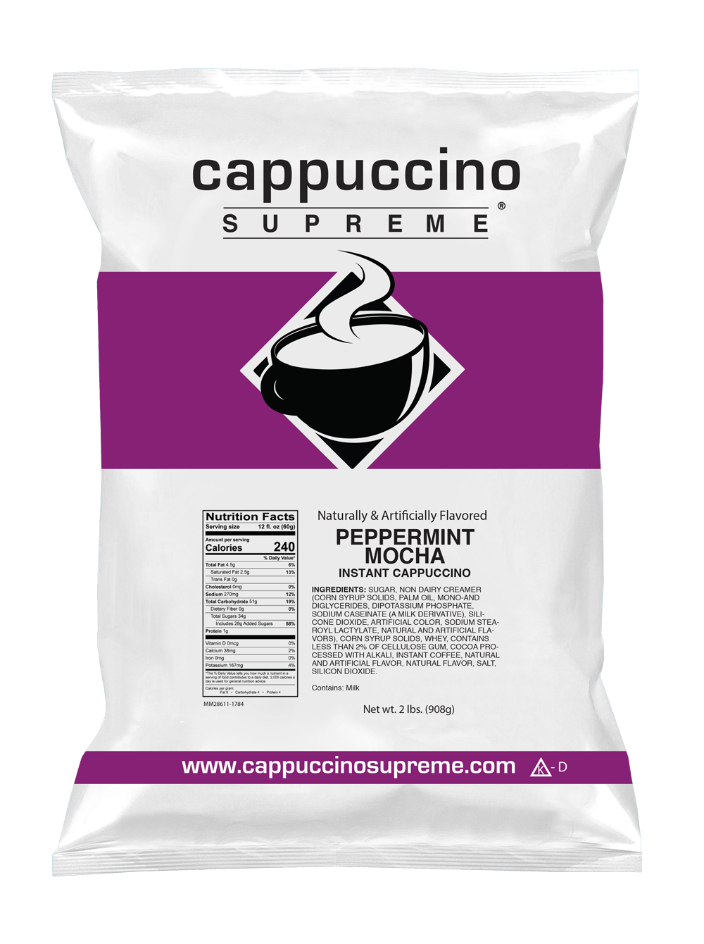 Peppermint Mocha Instant Cappuccino Mix