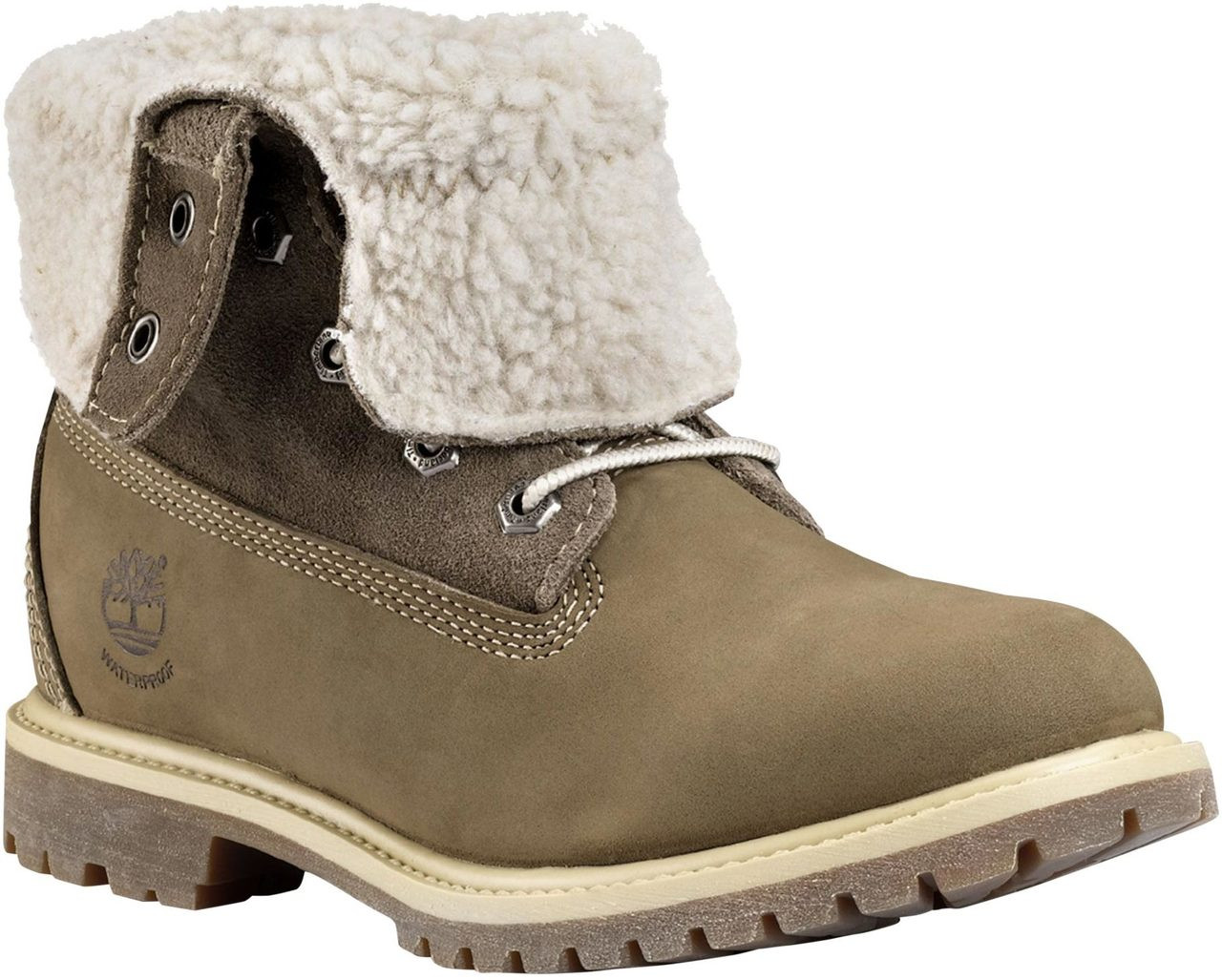 Timberland Women's Authentics Teddy Fleece Fold Downs - FREE Shipping ...